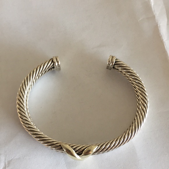 David Yurman | Jewelry | David Yurman 4k 925 Double Cable X Bracelet ...
